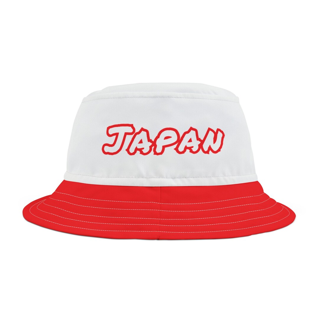Japan Bucket Hat Japanese Flag Colors Japan National Flag Hat Japan ...