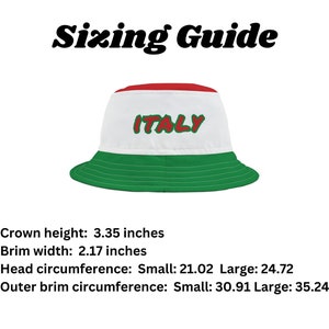 Italy Bucket Hat Italian Flag Colors Italia National Flag Hat Italian ...