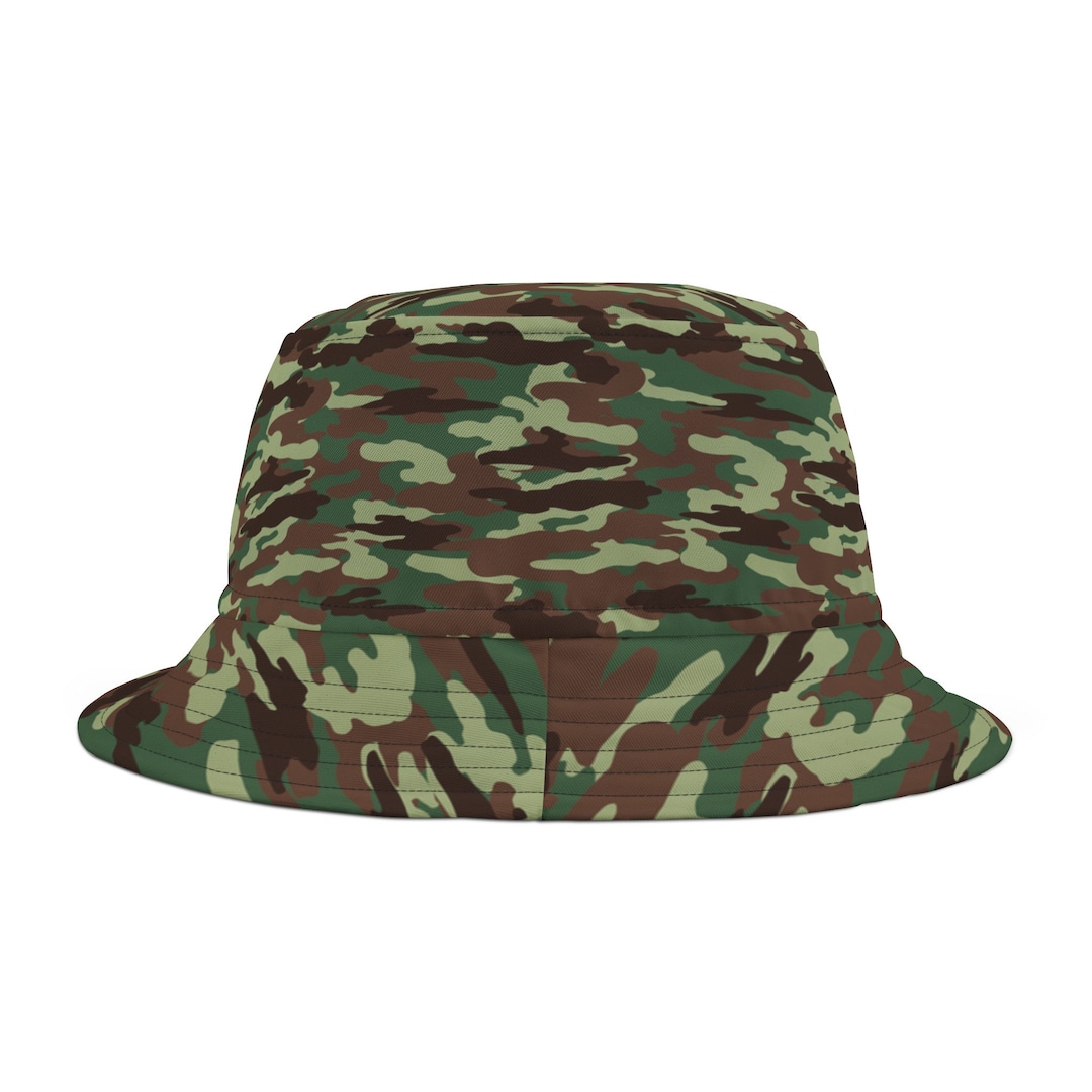 Camouflage Bucket Hat Camouflage Pattern Camouflage Hat Army Military ...