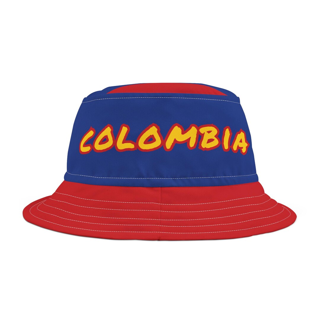 Colombia Bucket Hat Colombia Flag Colors Colombian National Flag Hat ...