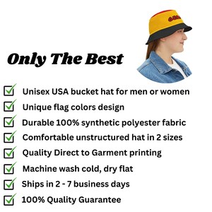 Germany Bucket Hat German Flag Colors German National Flag Hat ...