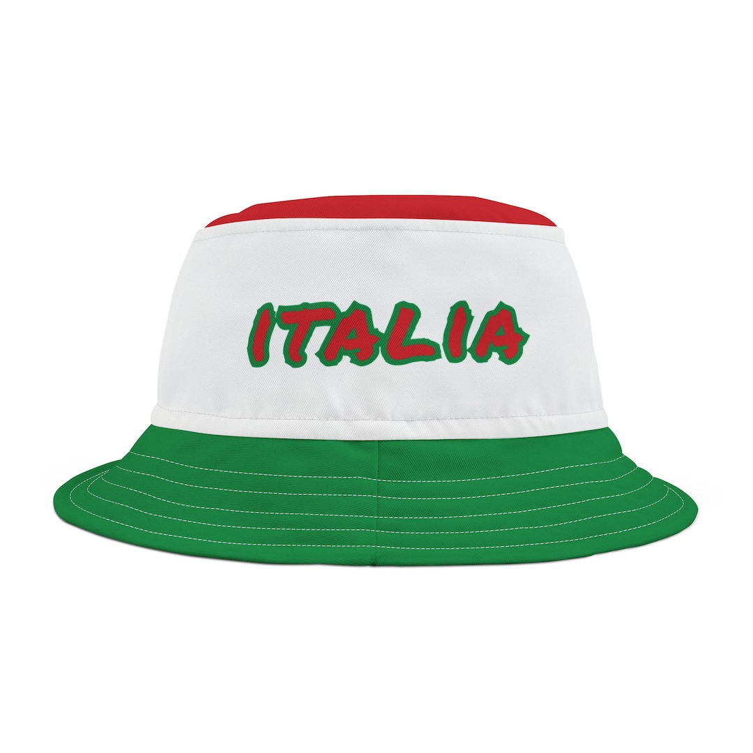Italia Bucket Hat Italian Flag Colors Italy National Flag Hat Italia ...
