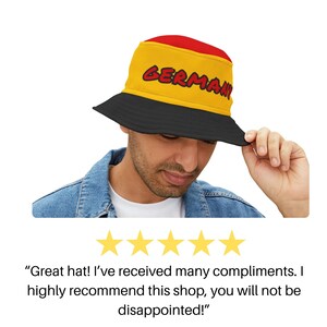 Germany Bucket Hat German Flag Colors German National Flag Hat ...