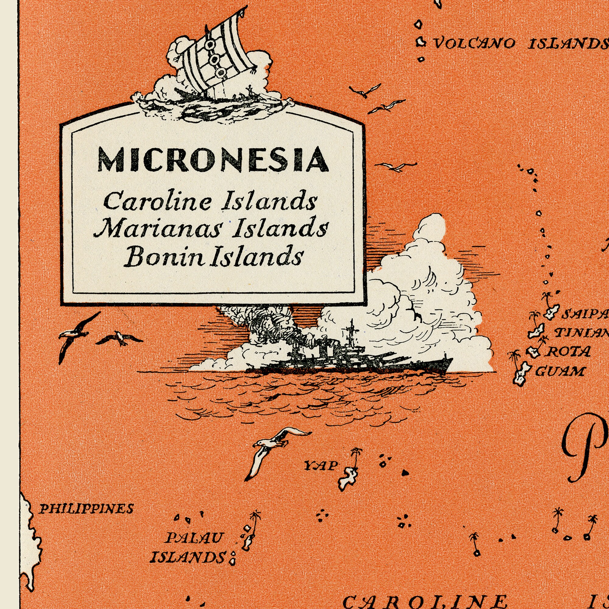 Map of Islands in Micronesia & Melanesia – Digital Download PRINTABLE ...