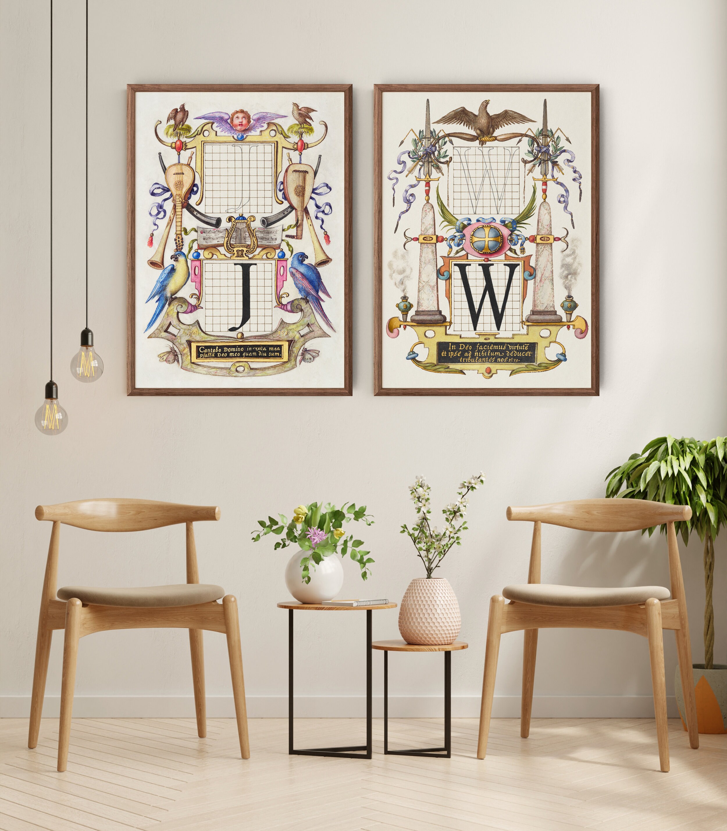 Letter A - Calligraphy Alphabet – Printable Digital Download, Vintage ...