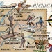 Fun State Map of Indiana – Digital Download PRINTABLE Vintage Pictorial ...