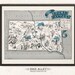 Pictorial Map of South Dakota – Digital Download PRINTABLE Vintage Fun ...