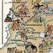 Fun State Map of Indiana – Digital Download PRINTABLE Vintage Pictorial ...