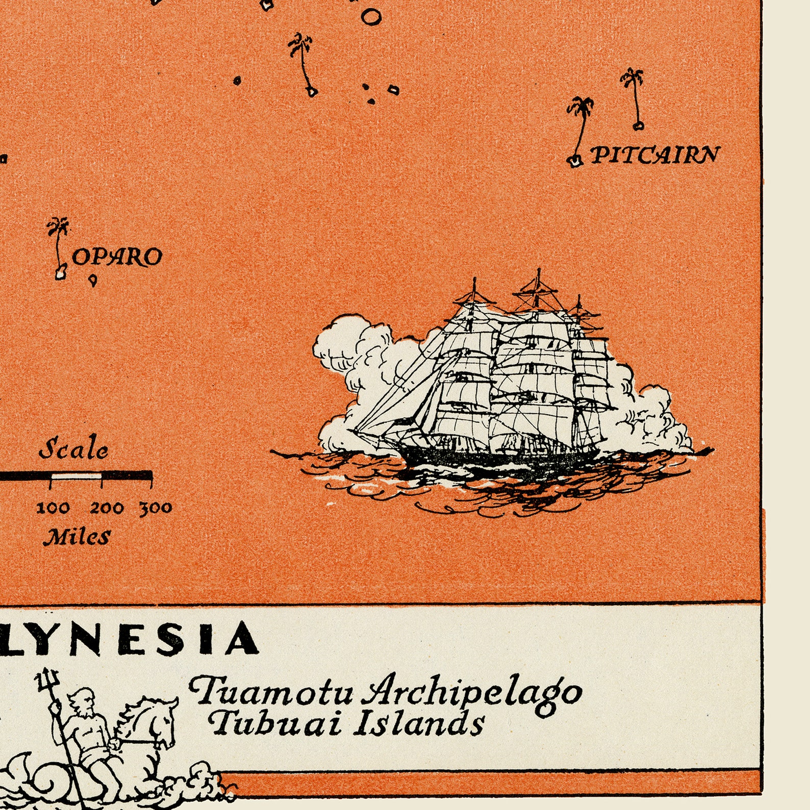 Map of Polynesia the Polynesian Islands – Digital Download PRINTABLE ...