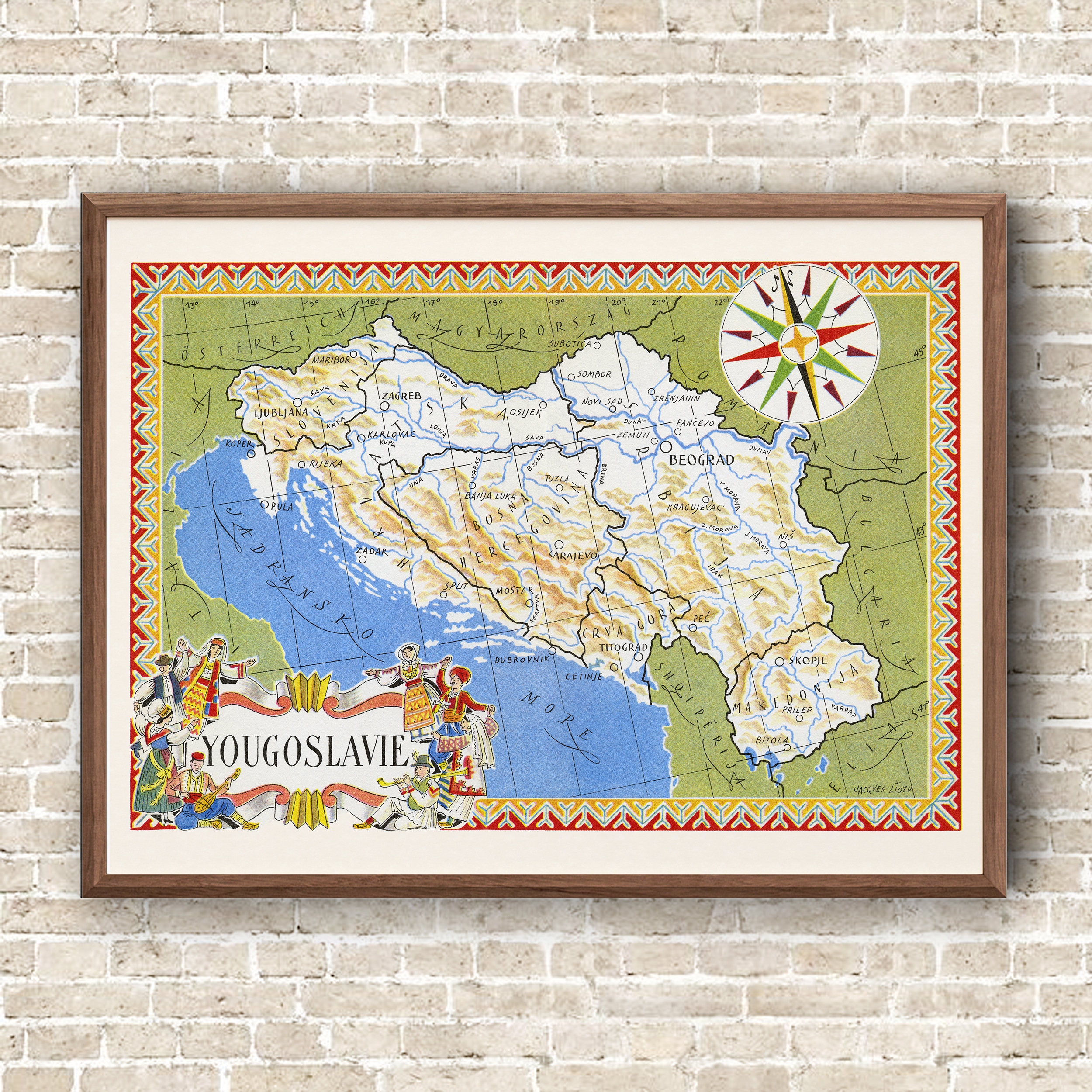 map of yugoslavia then and now