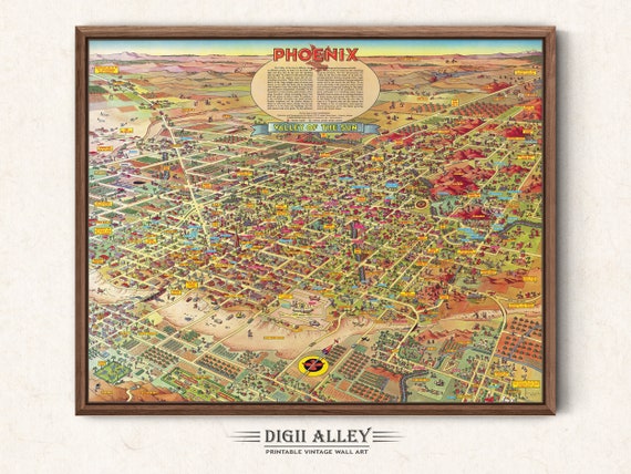 Mapa De Phoenix Y Sus Alrededores