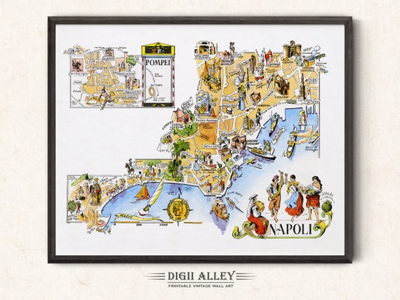 Printable tourist map of naples italy | Mattgrangerphotography.com