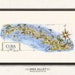 Fun Map of Cuba in the Caribbean – Digital Download PRINTABLE Vintage ...