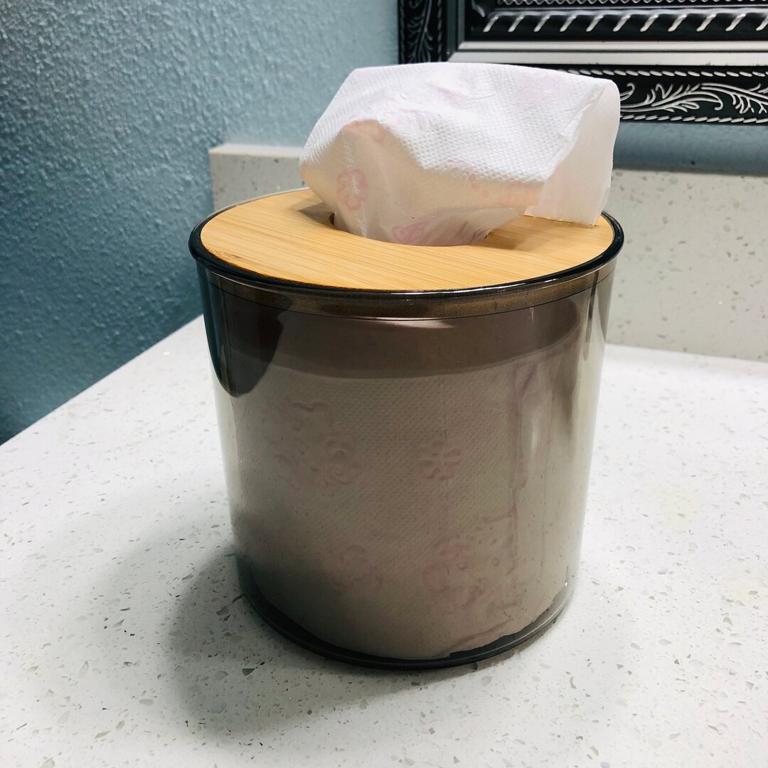 Roll Tissue Box | Modern Roll Tissue Box, Roll-top Wooden Tissue Holder ...