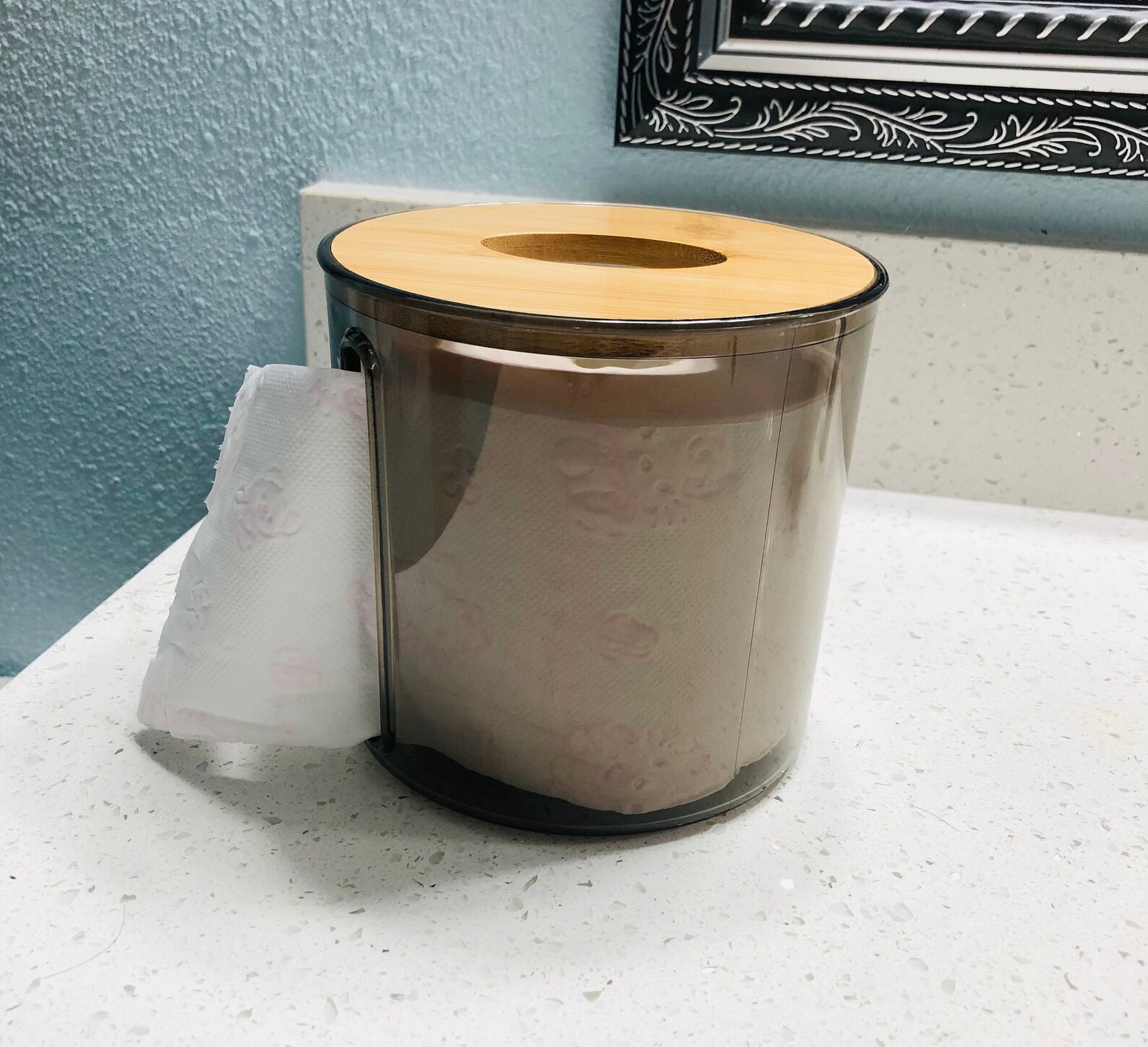 Roll Tissue Box | Modern Roll Tissue Box, Roll-top Wooden Tissue Holder ...