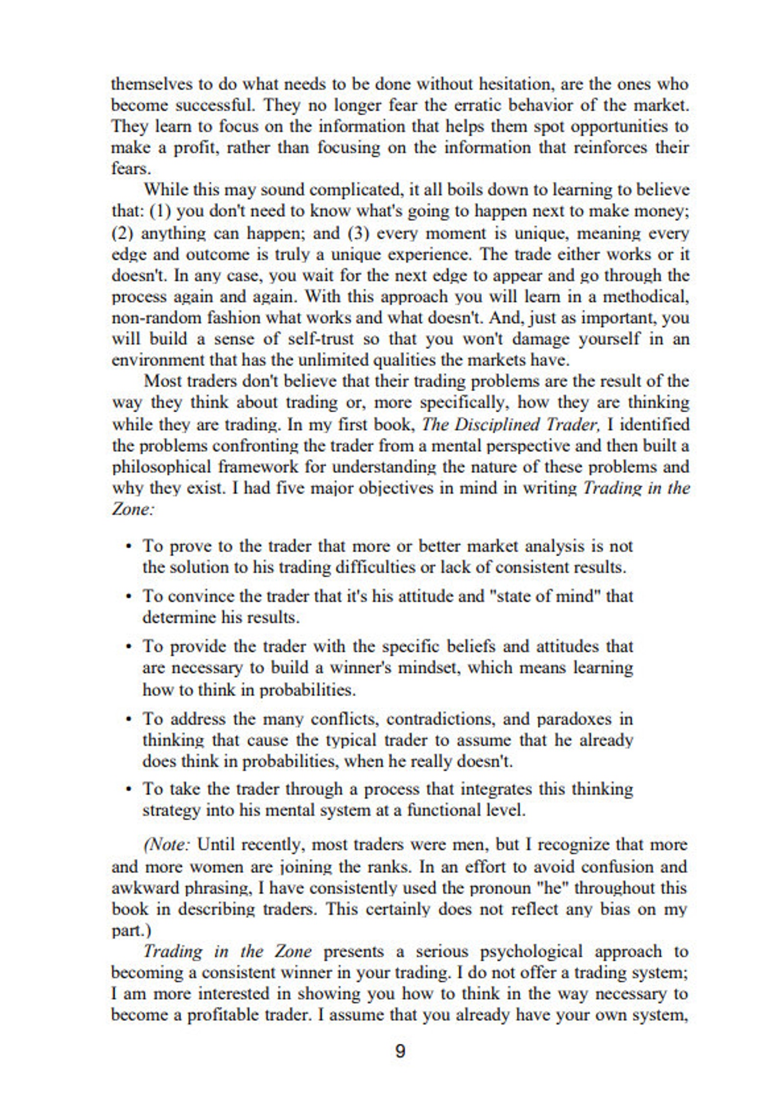 Trading in the Zone: Master the Market With Confidence, Discipline and ...
