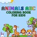 Animals ABC Coloring Book for Kids - Etsy