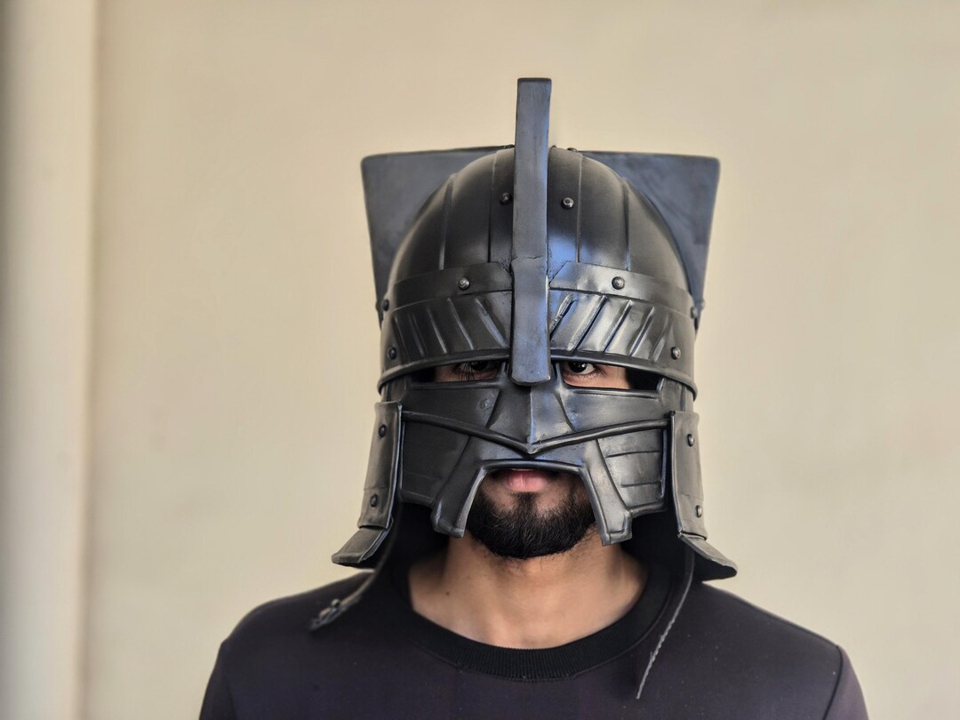 Moria Helmet, Black Dwarf Helmet Knight Helmet, Dwarven Helmet Fantasy ...