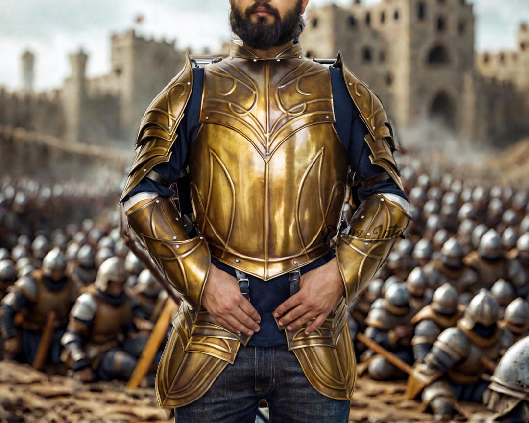 Fantasy Armor, Handmade Gothic Armor Set for Him Halloween Fantasy ...