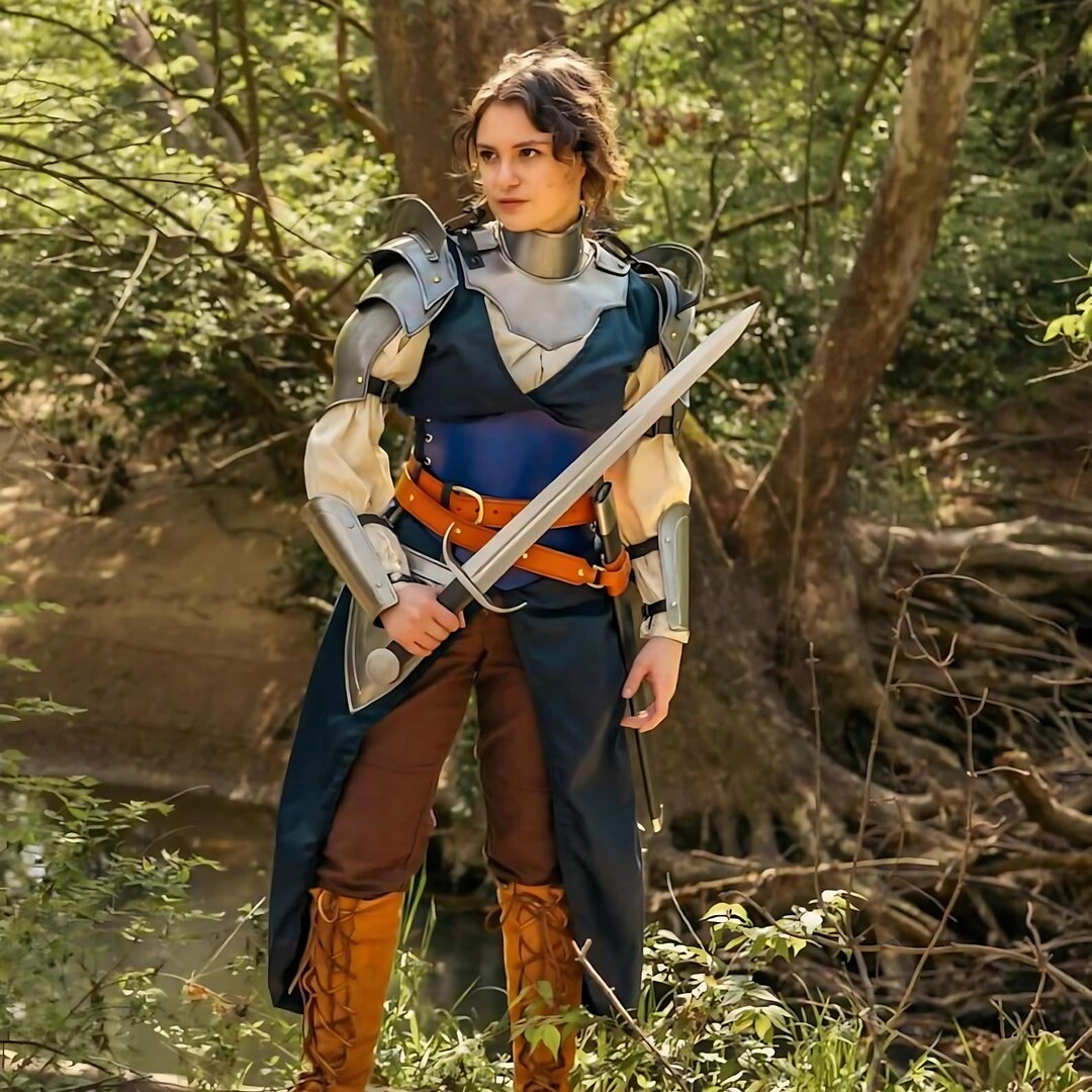 Medieval Lady LARP Armor – Handmade Cosplay Costume for Halloween ...