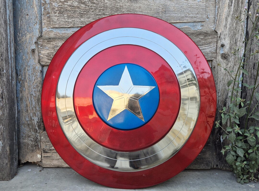 Captain Shield, Handmade Metal Shield for Roleplay & Cosplay, Winter ...