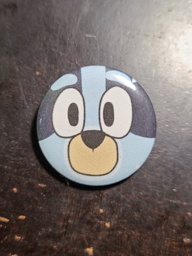 Bluey Pin Back Buttons - Etsy