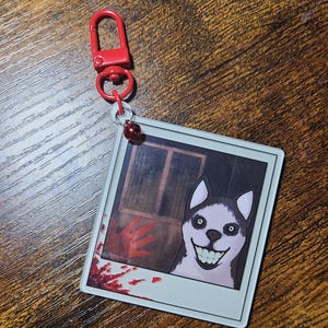 Creepypasta - Smile Dog.jpg Glow in the Dark Keychain - Etsy
