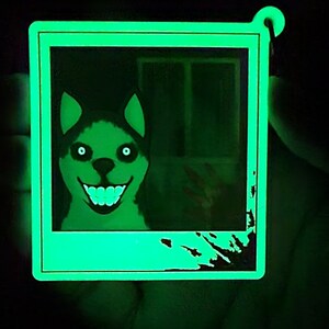 Creepypasta - Smile Dog.jpg Glow in the Dark Keychain - Etsy