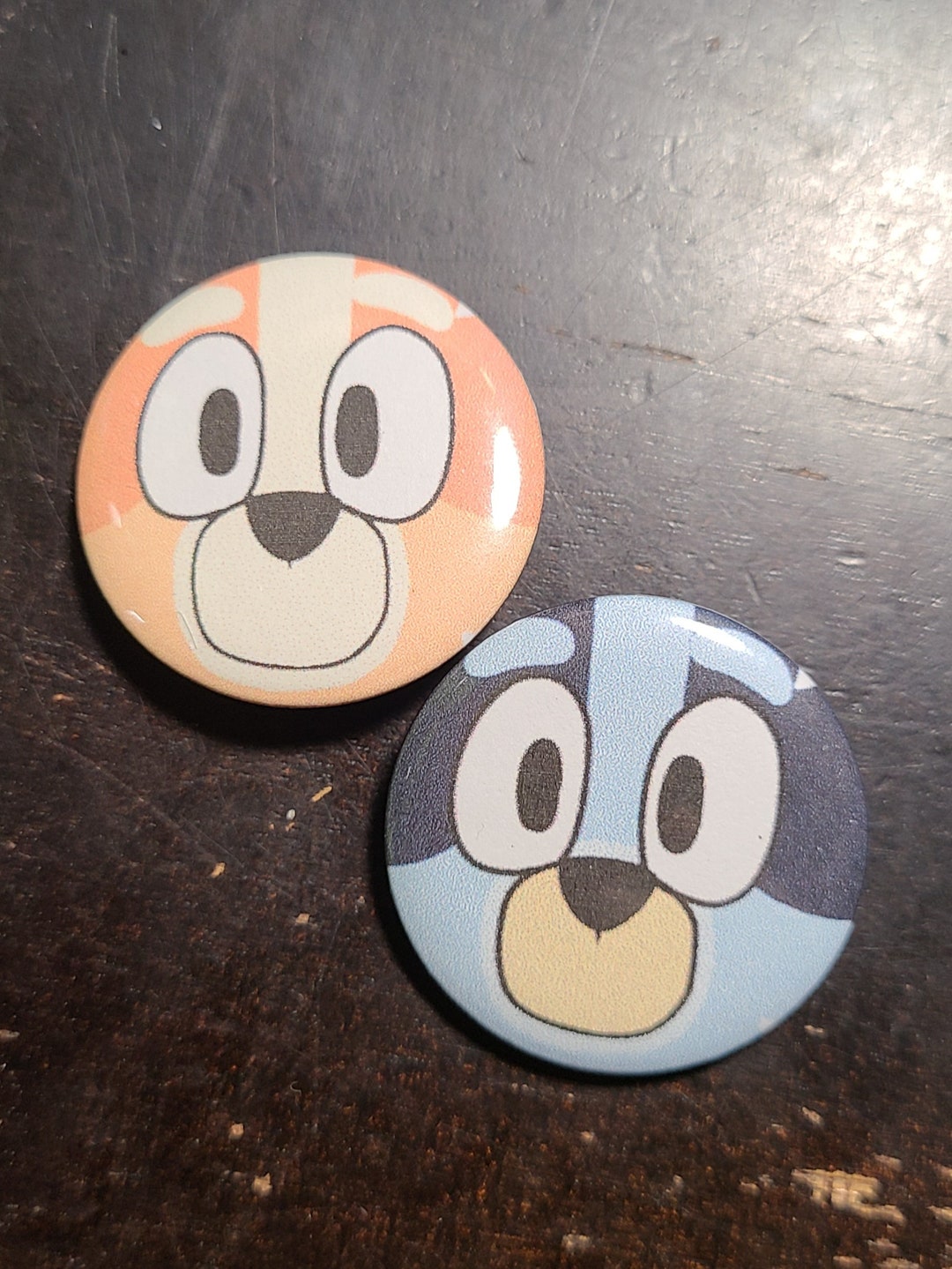 Bluey Pin Back Buttons - Etsy