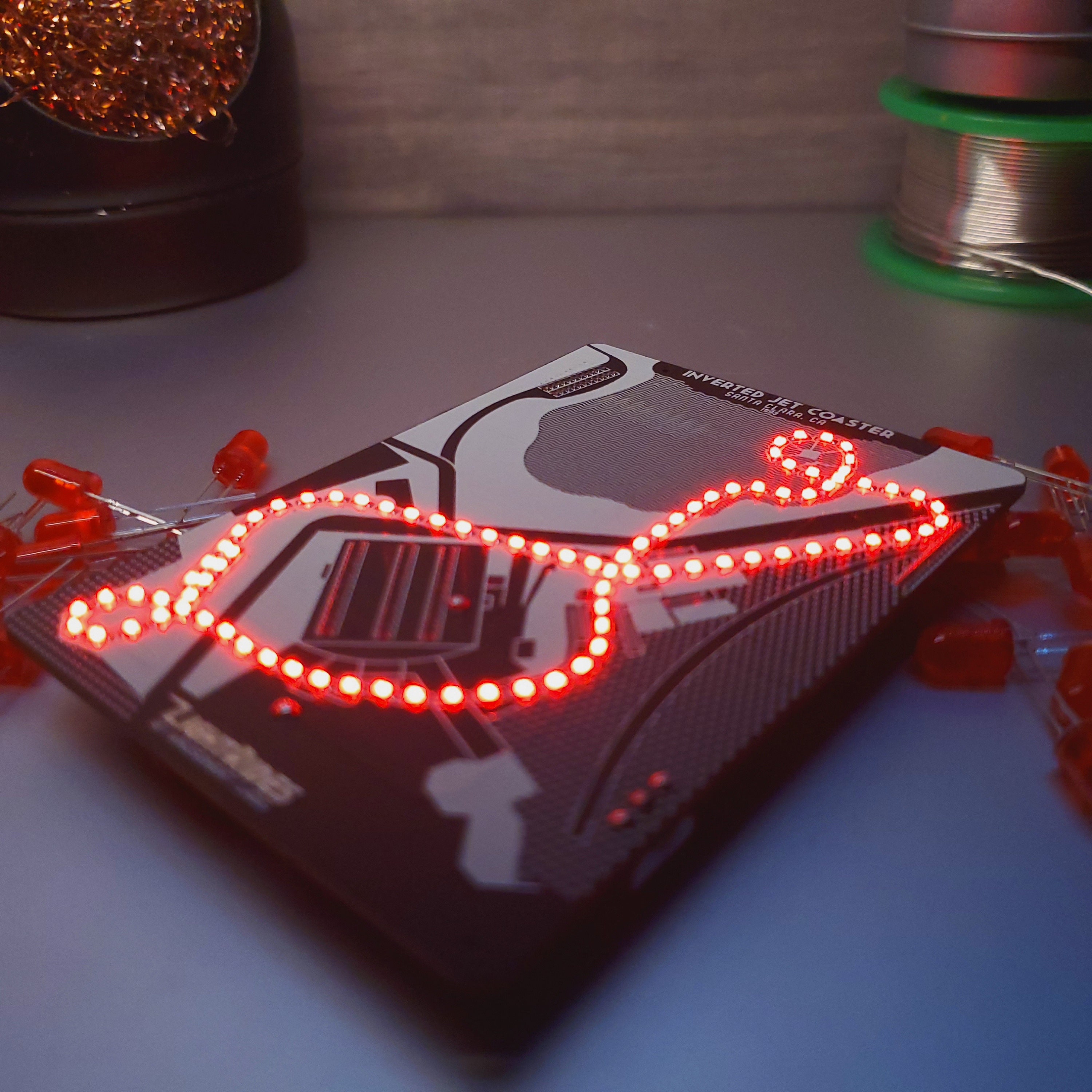 Flight Deck Inspired LED Display inverted Jet Coaster Santa Clara, CA ...