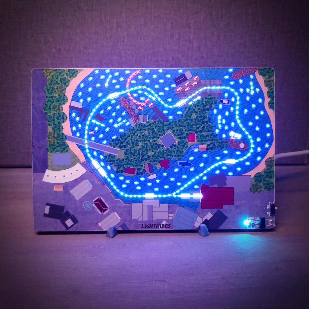 JAWS: the Ride Inspired Light-up Display | Lightrides XL | LED Layout ...