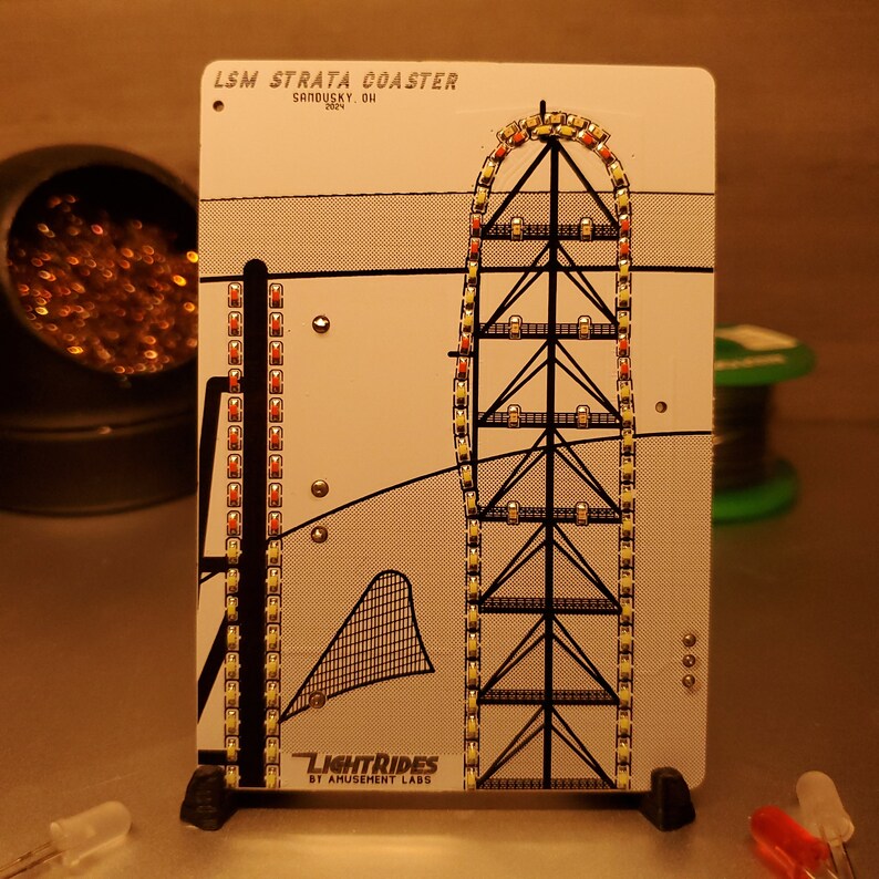 Pre Order (ship Late June) Top Thrill 2 Inspired "lsm Strata Coaster ...