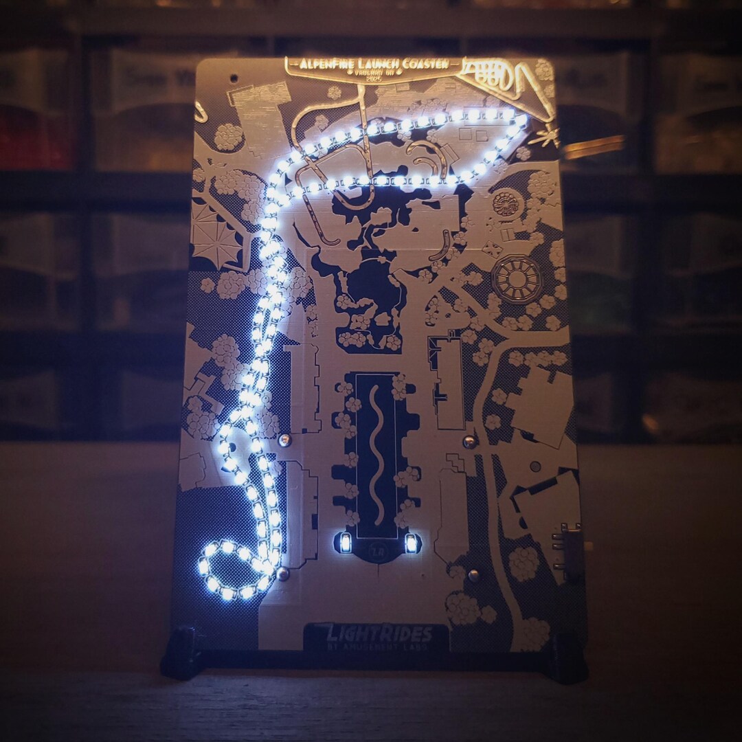Alpenfury Inspired "alpenfire Launch Coaster| Lightrides | Light-up LED ...