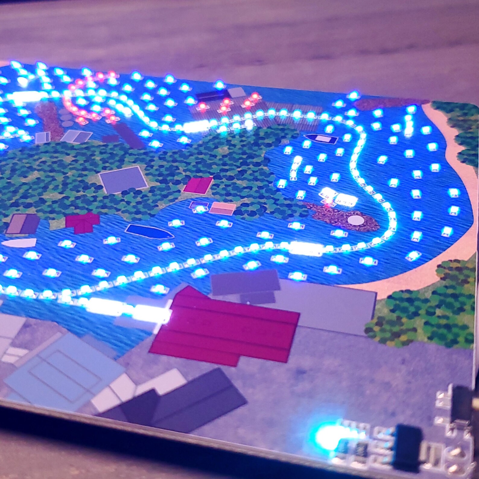 JAWS: the Ride Inspired Light-up Display | Lightrides XL | LED Layout ...