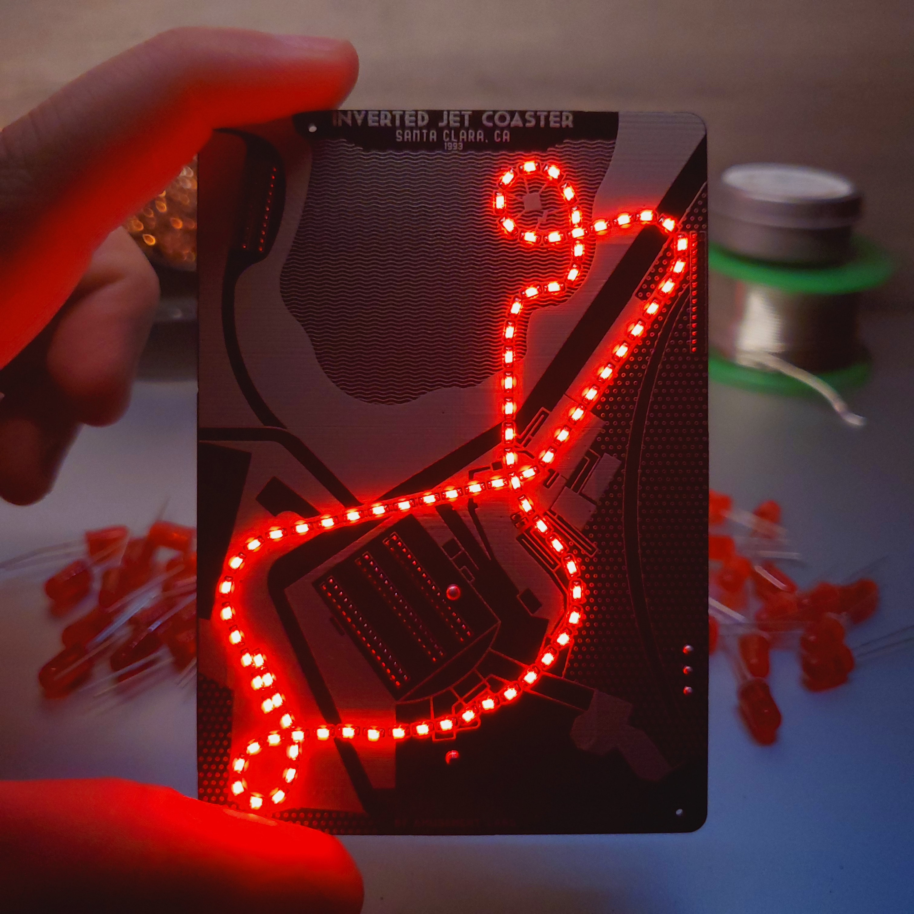 Flight Deck Inspired LED Display "inverted Jet Coaster" - Santa Clara ...