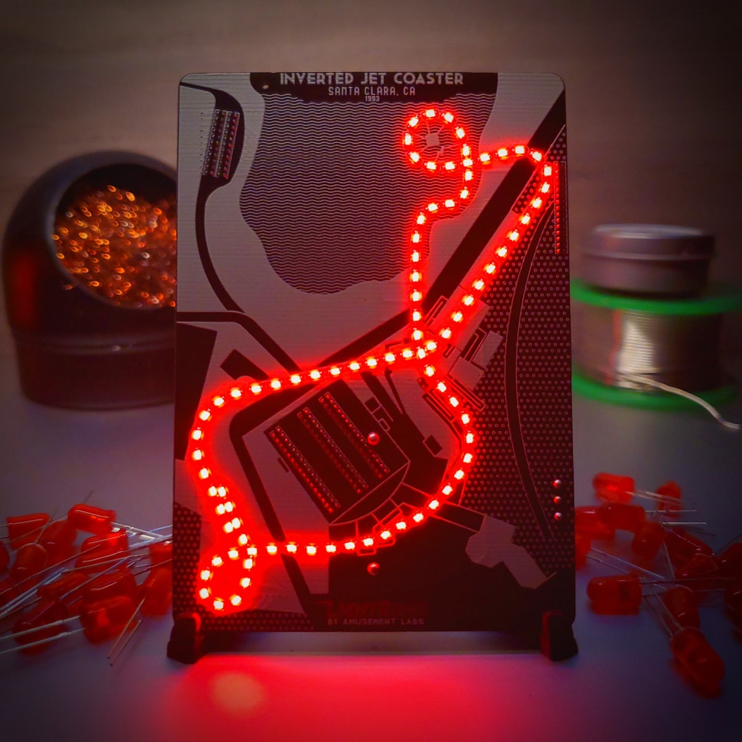 Flight Deck Inspired LED Display "inverted Jet Coaster" - Santa Clara ...