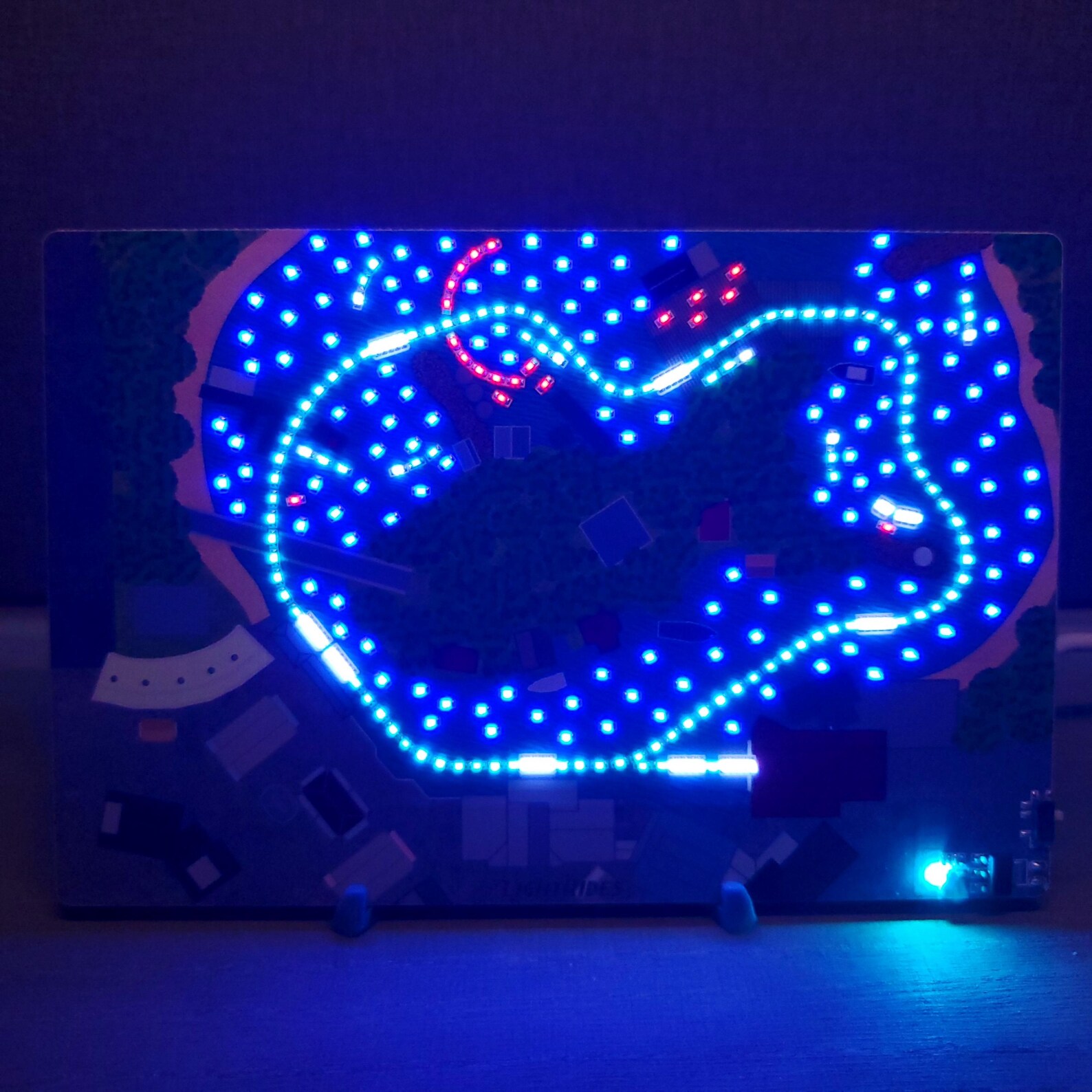 JAWS: the Ride Inspired Light-up Display | Lightrides XL | LED Layout ...