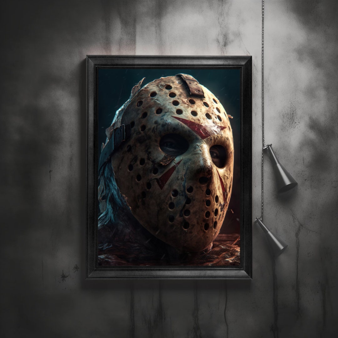 Jason Voorhees Poster Horror Movie Decor Friday the 13th Art Print ...