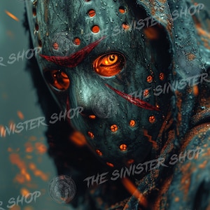 Jason Voorhees iPhone Wallpaper, Set of 12, Friday the 13th iPhone ...