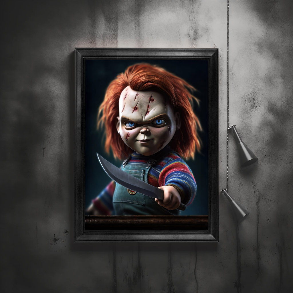 Chucky Poster Chucky Digital Art Chucky Downloadable Poster Child's ...