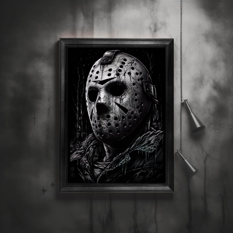 Jason Voorhees Poster Jason Voorhees Digital Art Jason Voorhees ...