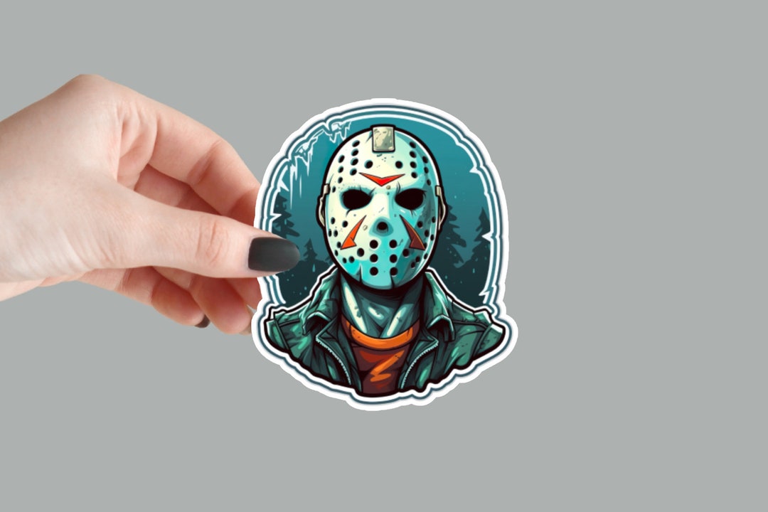 Jason Voorhees Sticker Friday the 13th Sticker Horror Stickers Horror ...
