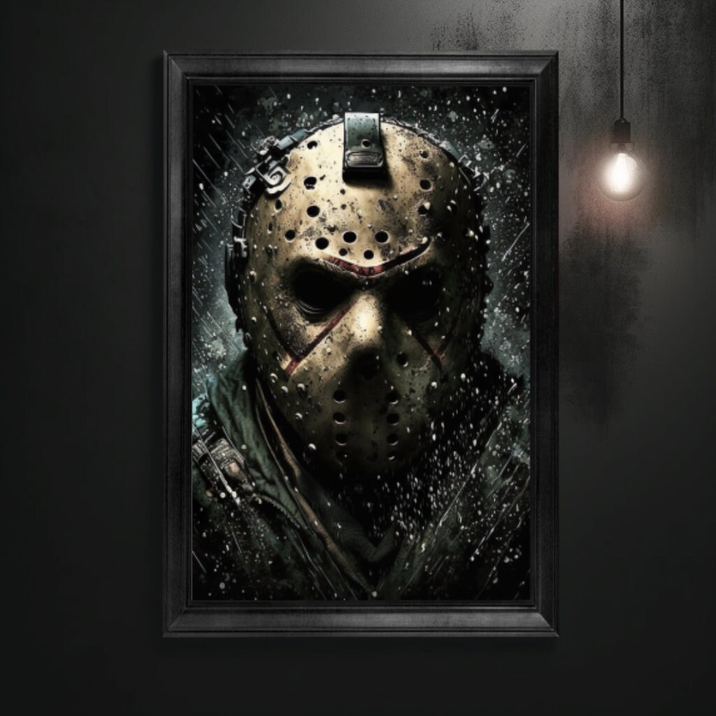 Jason Voorhees Poster Jason Voorhees Digital Art Jason Voorhees ...