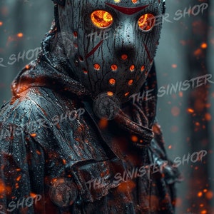 Jason Voorhees iPhone Wallpaper, Set of 12, Friday the 13th iPhone ...