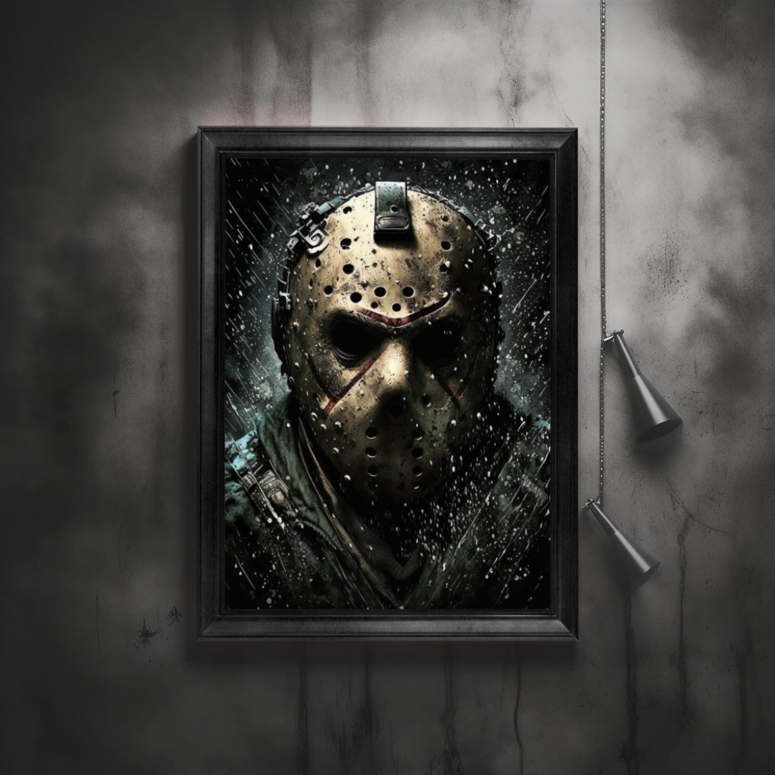 Jason Voorhees Poster Jason Voorhees Digital Art Jason - Etsy