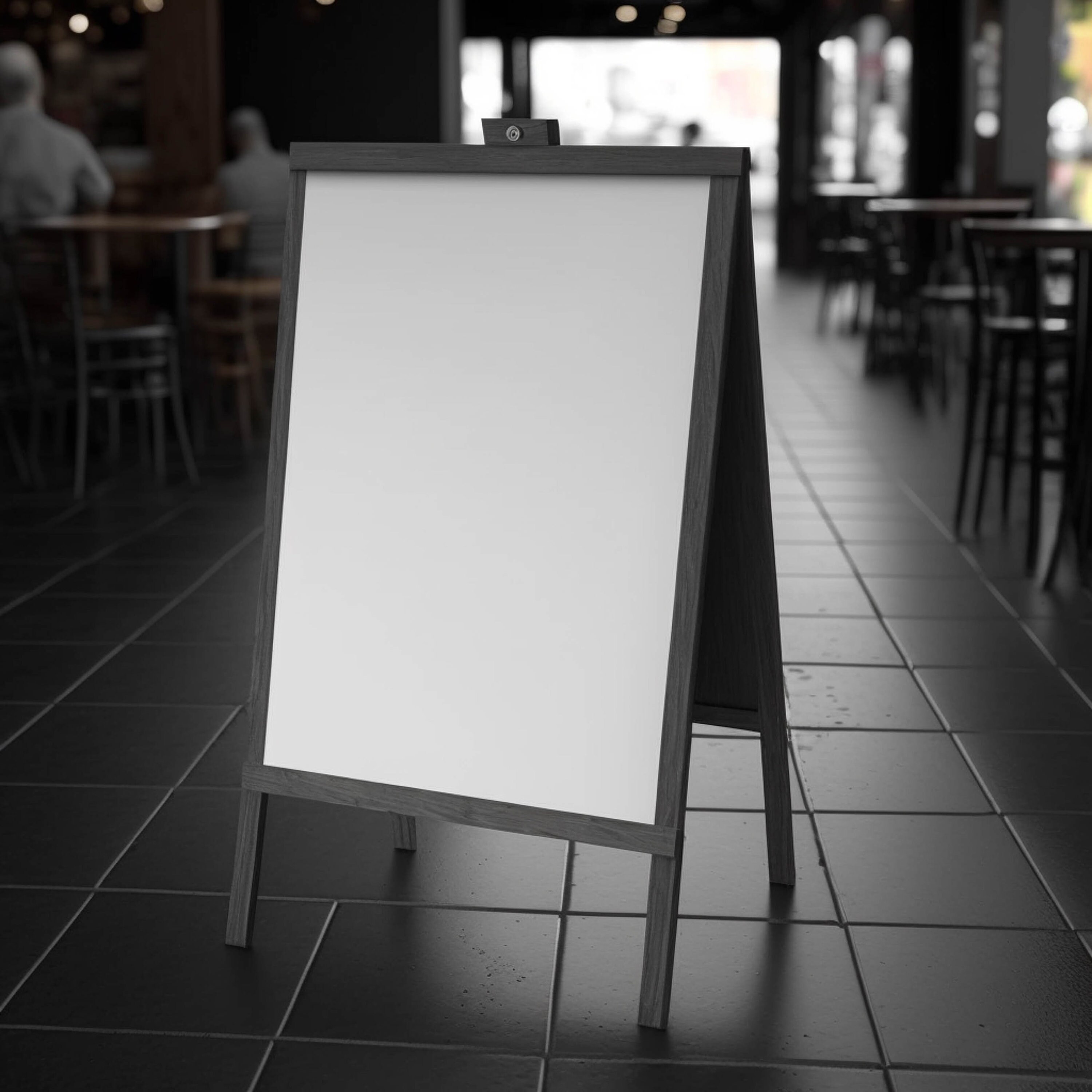 Stand Out With Our Digital Downloadable Blank Sandwich Board Mockups ...