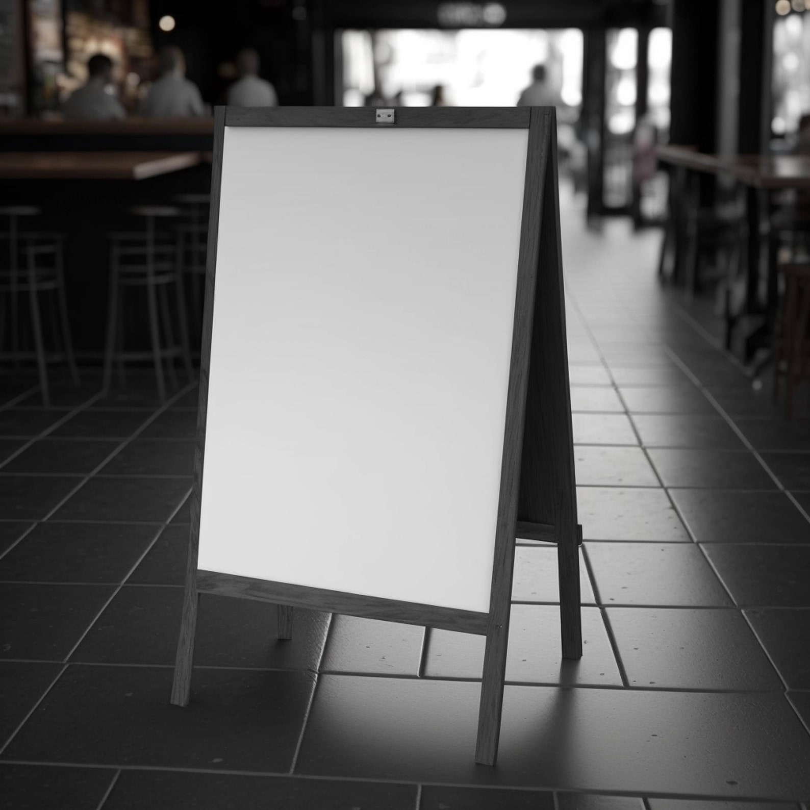 Stand Out With Our Digital Downloadable Blank Sandwich Board Mockups ...