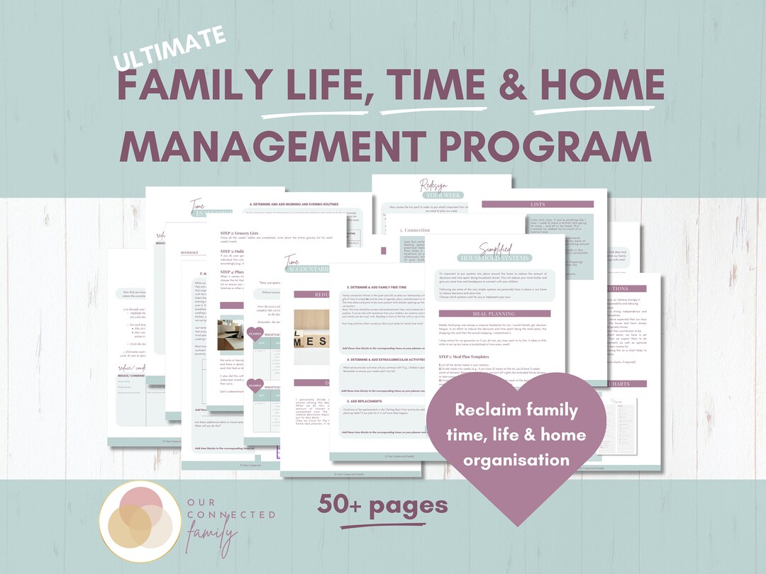 Transform Family Life: ULTIMATE Family Time, Life & Home Systems ...