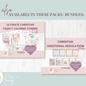 CHRISTIAN Emotion Zones of REGULATION POSTERS – Digital Download Faith ...