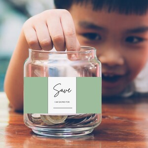 Kids Money Jar Labels: Give, Save, Spend, Invest (printable) - Etsy